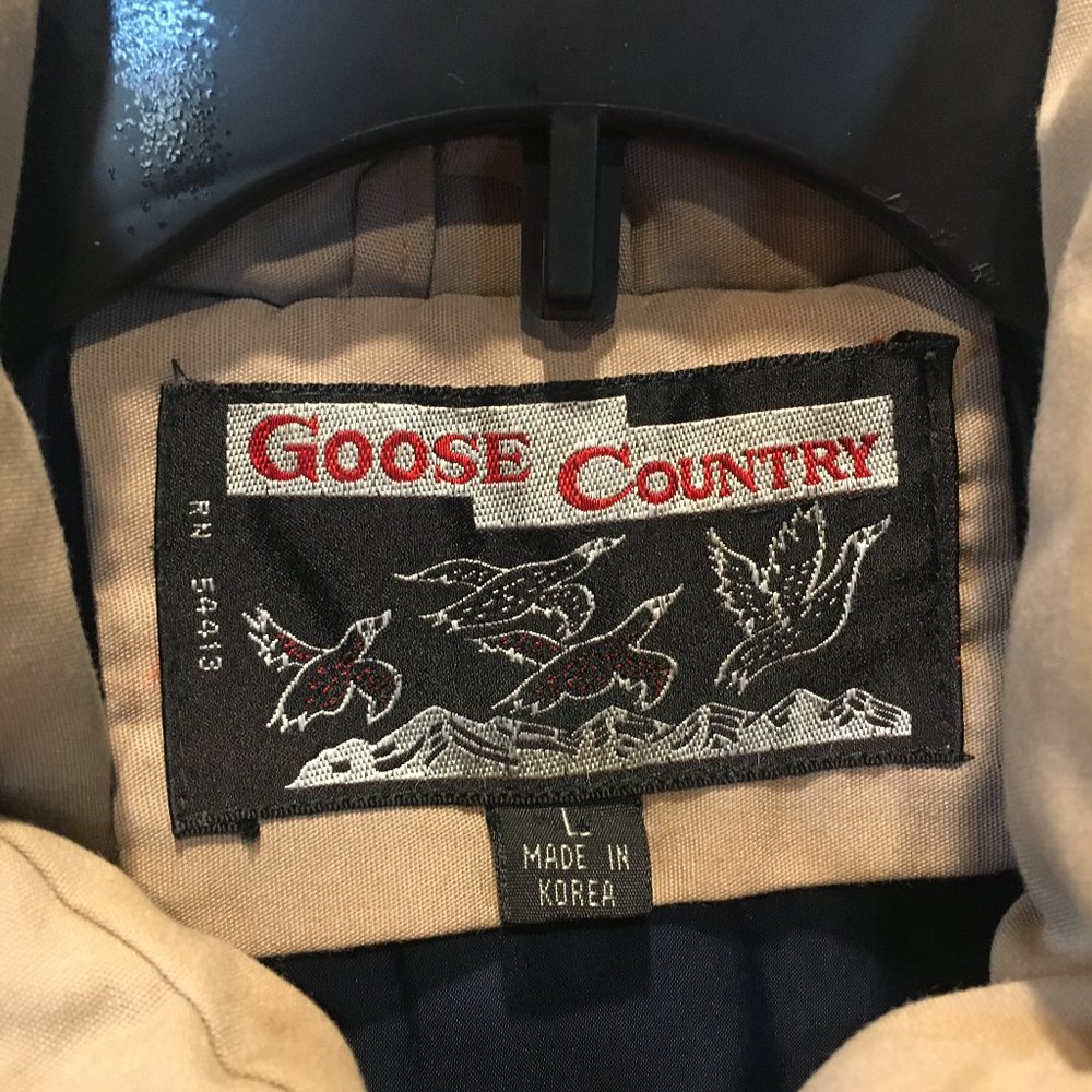 Men's Goose Country Coat Down Puffer Vintage 1980's W… - Gem